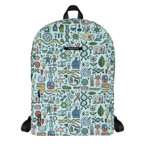 Personalised Backpack with Genetic, Biology, Chemistry design elements ...